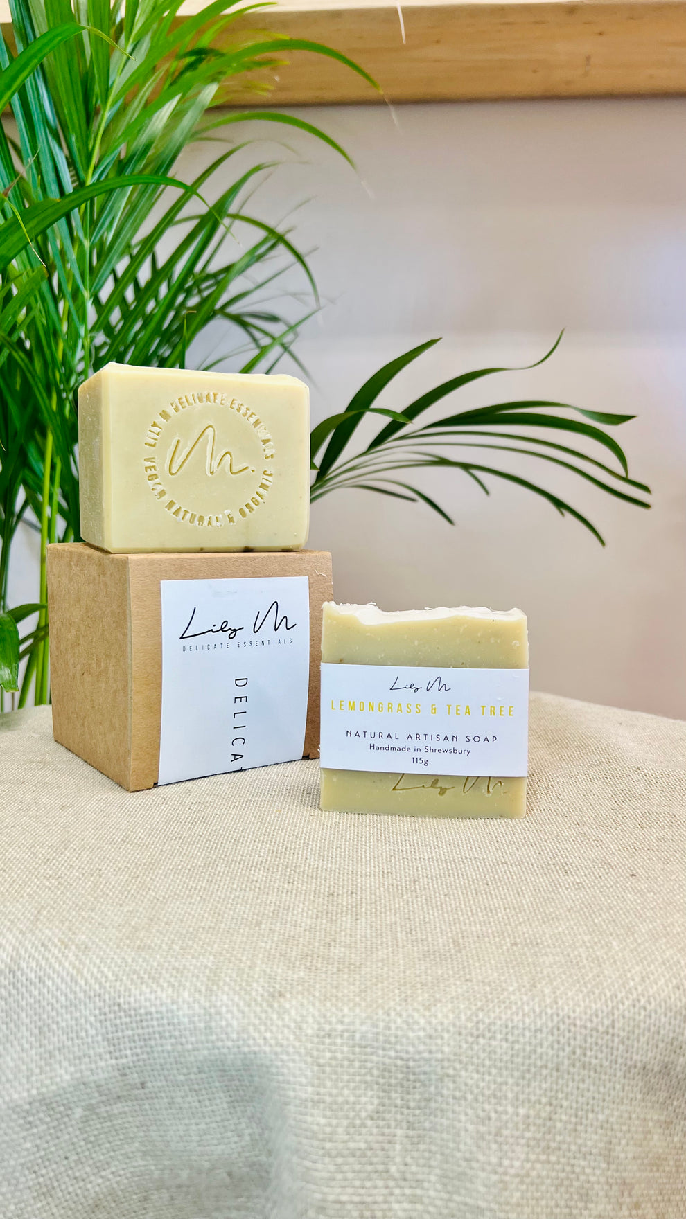 Lemongrass And Tea Tree Soap Body Bar Lily M Beauty